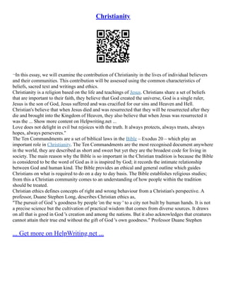 Christianity | PDF