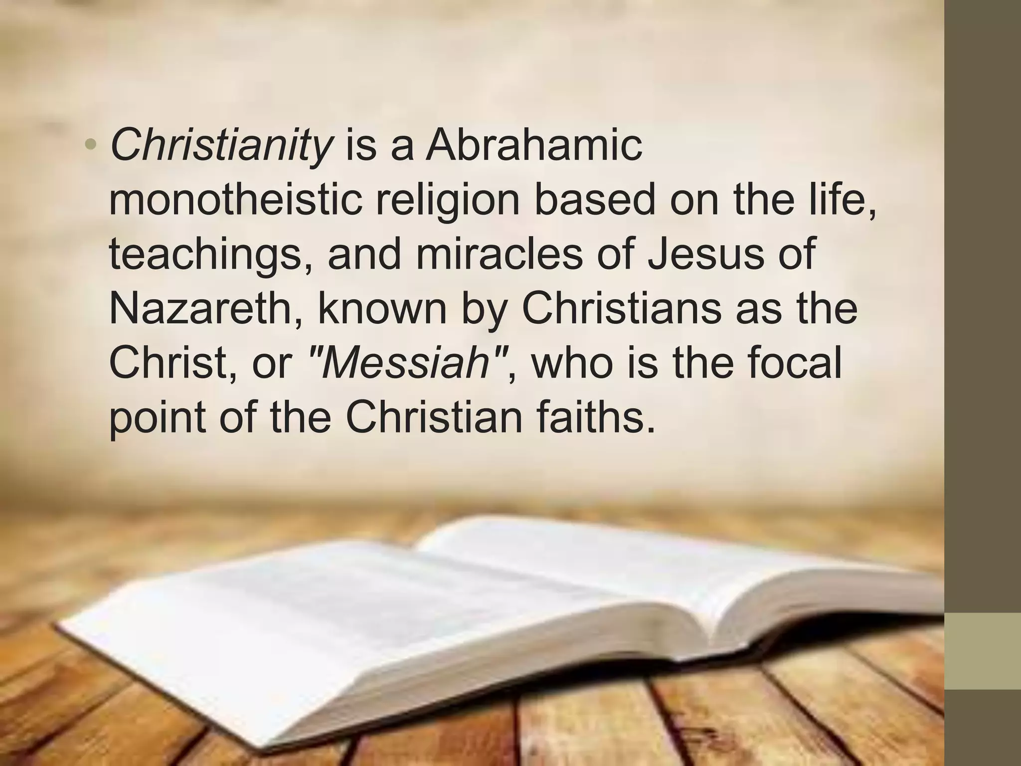 Christianity: Selected Issues | PPTX