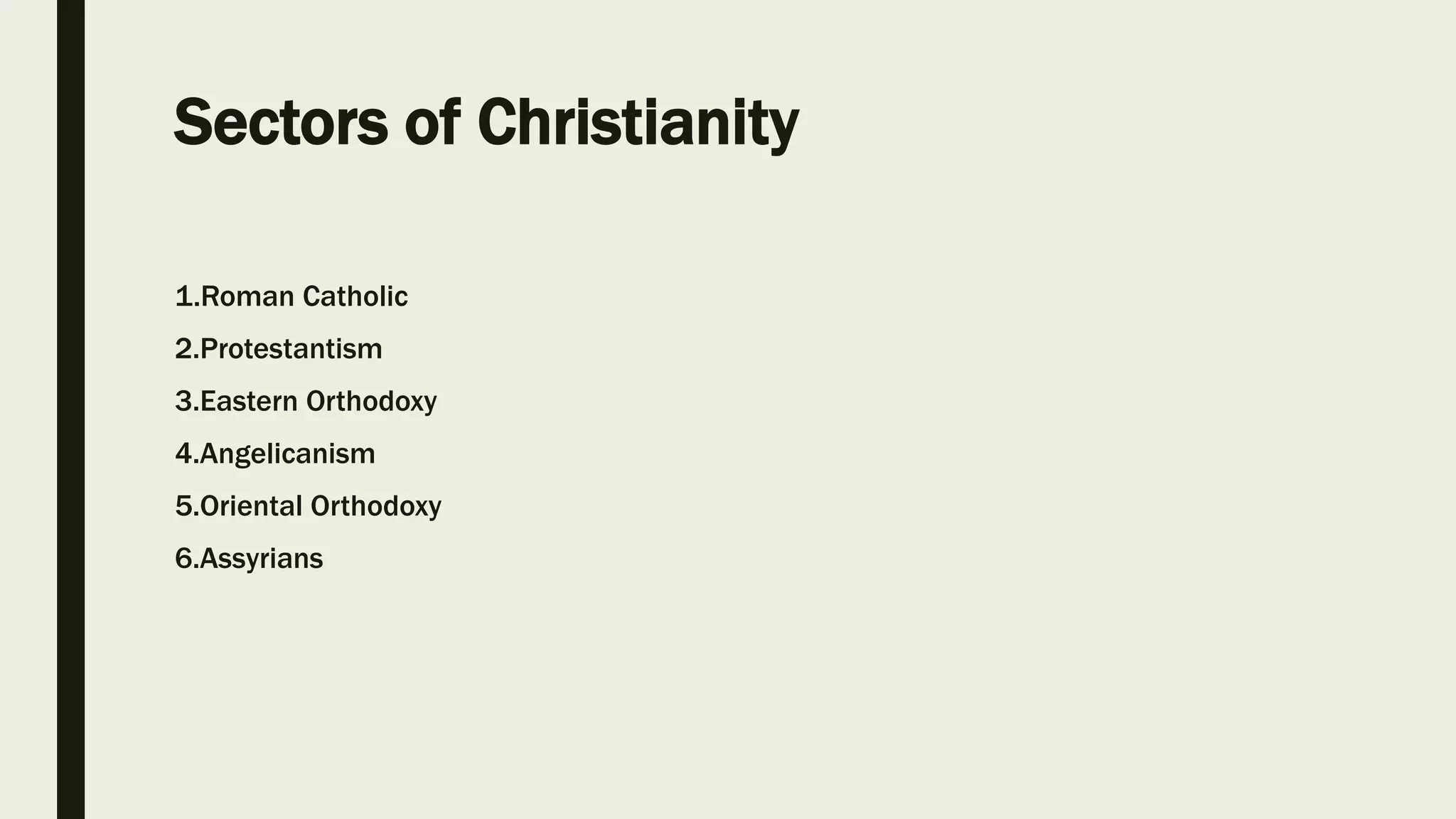 CHRISTIANITY intro to world religions | PPTX