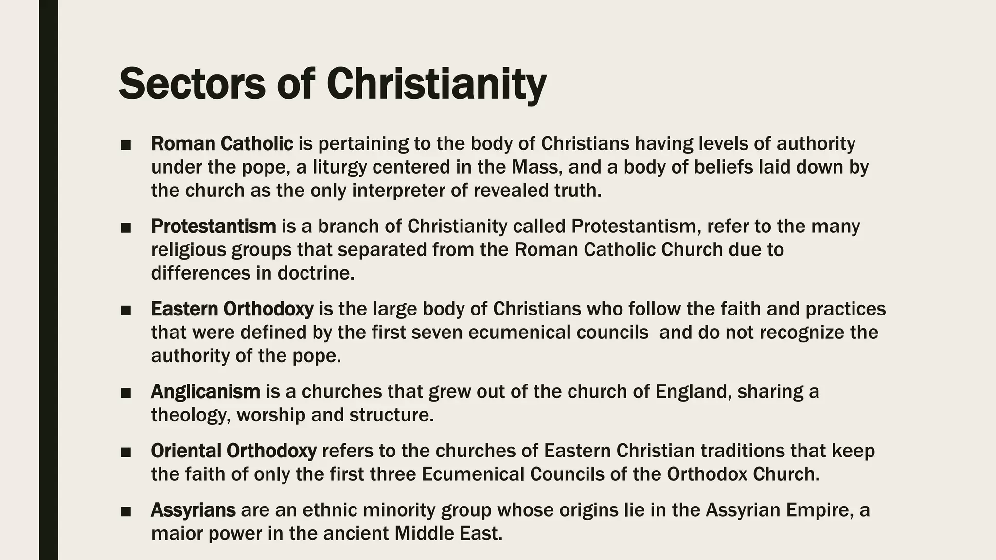 CHRISTIANITY intro to world religions | PPTX
