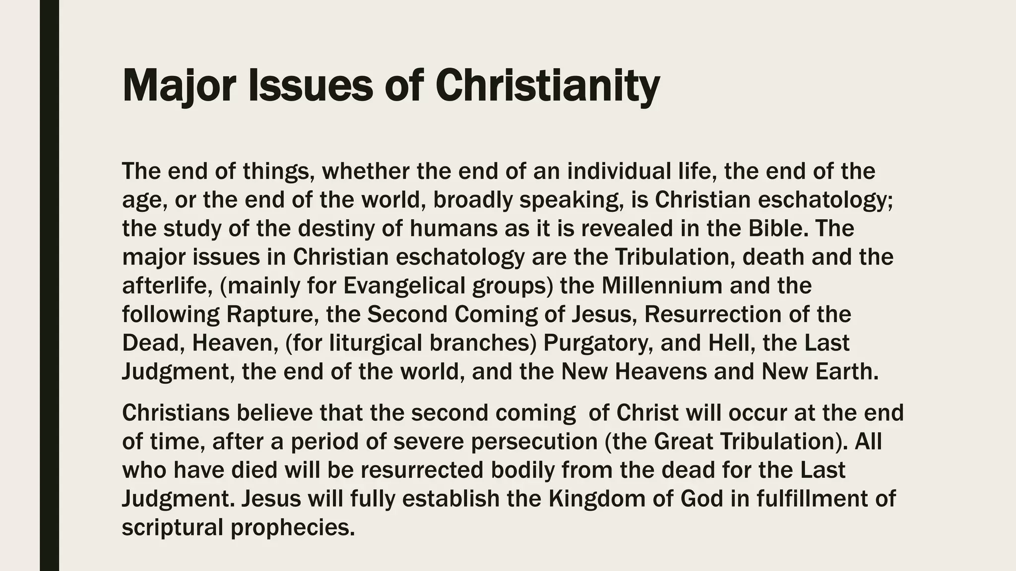 CHRISTIANITY intro to world religions | PPTX