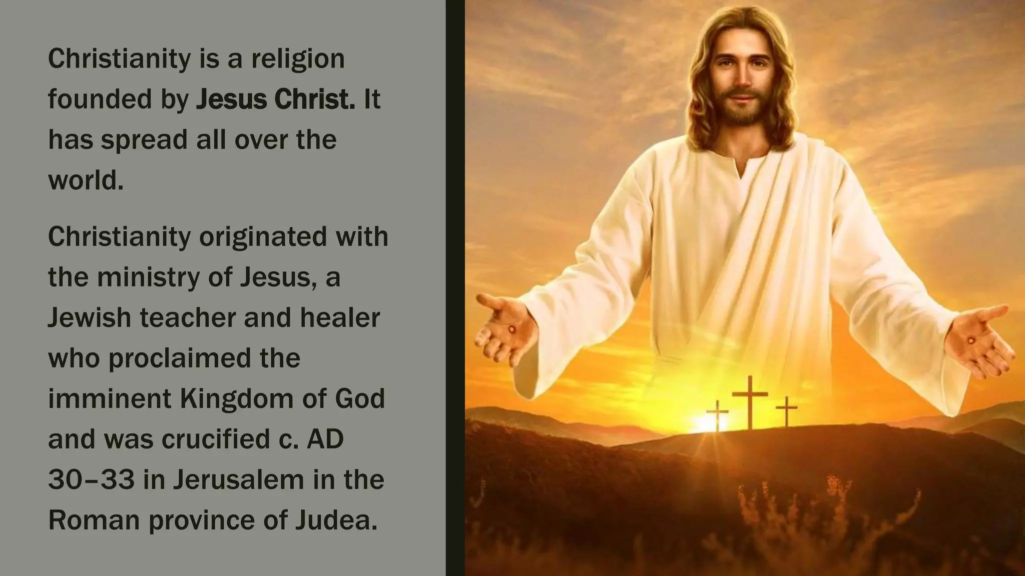 CHRISTIANITY intro to world religions | PPTX