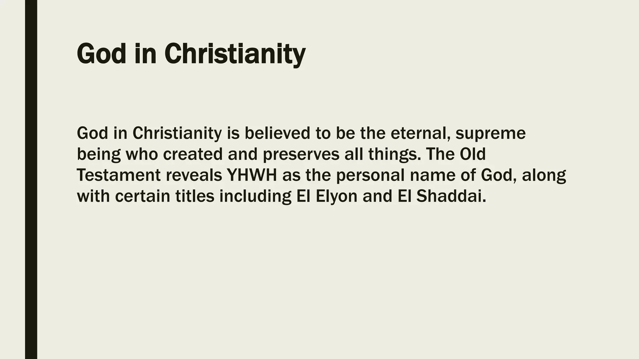 CHRISTIANITY intro to world religions | PPTX