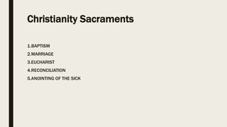 CHRISTIANITY intro to world religions | PPTX