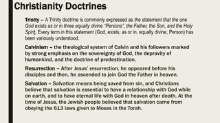 CHRISTIANITY intro to world religions | PPTX