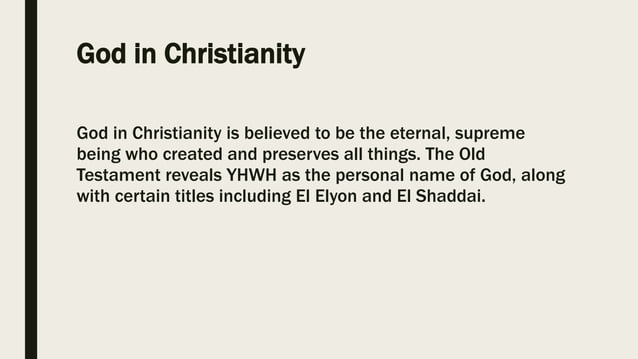 CHRISTIANITY intro to world religions | PPTX