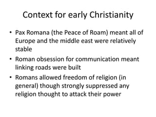 Christianity after christ | PPT