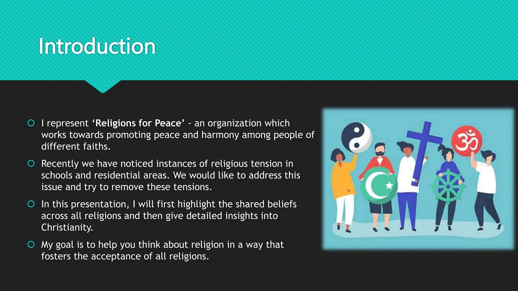 Christianity and Harmony - a presentation about religious acceptance | PPTX