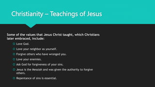 Christianity and Harmony - a presentation about religious acceptance | PPTX