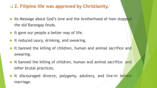 Christianity and spanish colonization today discussion | PPTX | Christianity | Religion ...