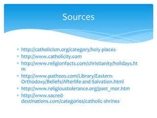 AP Human Geography 2011 - Christianity | PPT