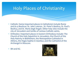 AP Human Geography 2011 - Christianity | PPT