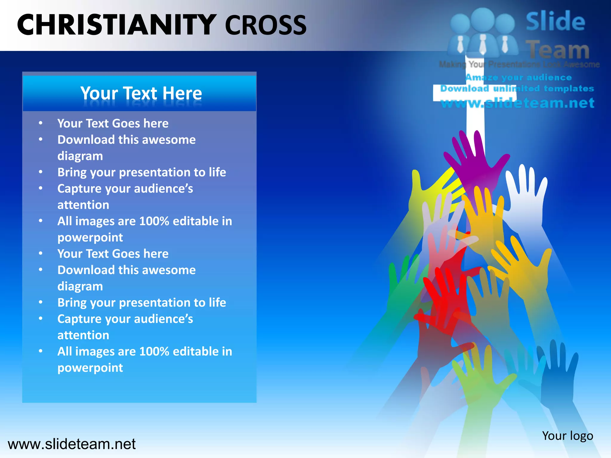 Christianity cross jesus christ powerpoint ppt templates. | PDF
