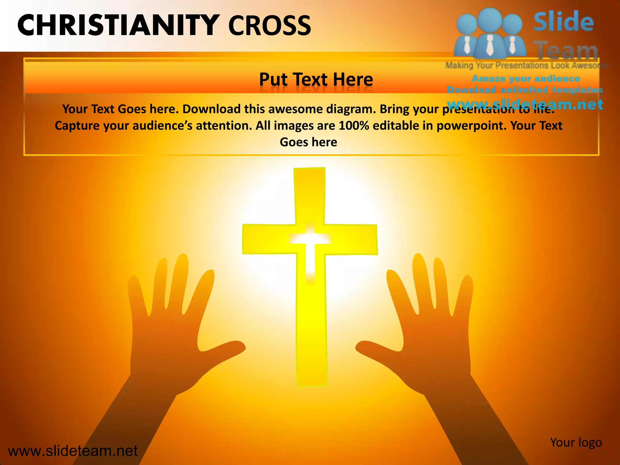 Christianity cross jesus christ powerpoint ppt templates. | PDF