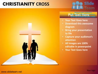 Christianity cross jesus christ powerpoint presentation templates. | PDF