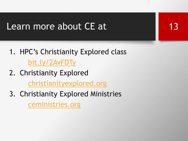 Christianity Explored Overview | PPTX | Christianity | Religion ...