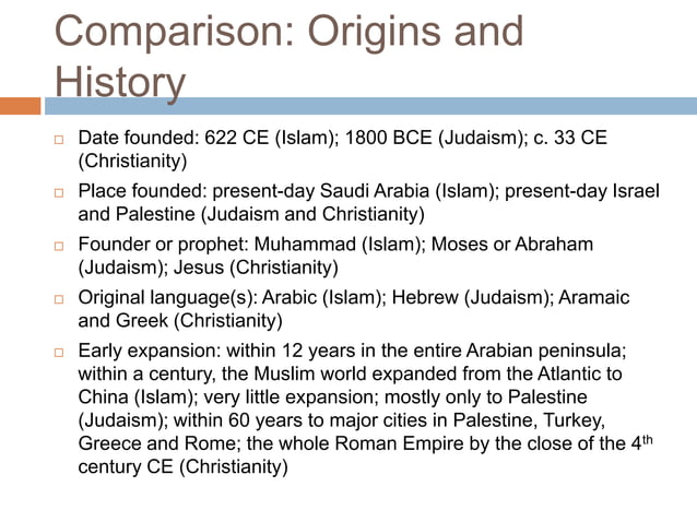 Christianity, Islam, and Judaism | PPTX