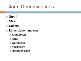 Christianity, Islam, and Judaism | PPTX
