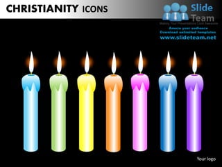 Christianity jesus christ icons powerpoint ppt slides. | PDF ...