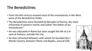 Christianity & monasticism in medieval ages | PPTX