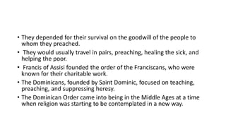 Christianity & monasticism in medieval ages | PPTX