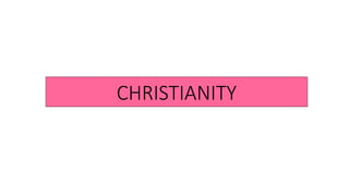 Christianity Overview Revision | PPTX