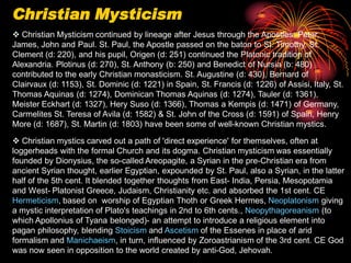 Christianity ppt | PPT