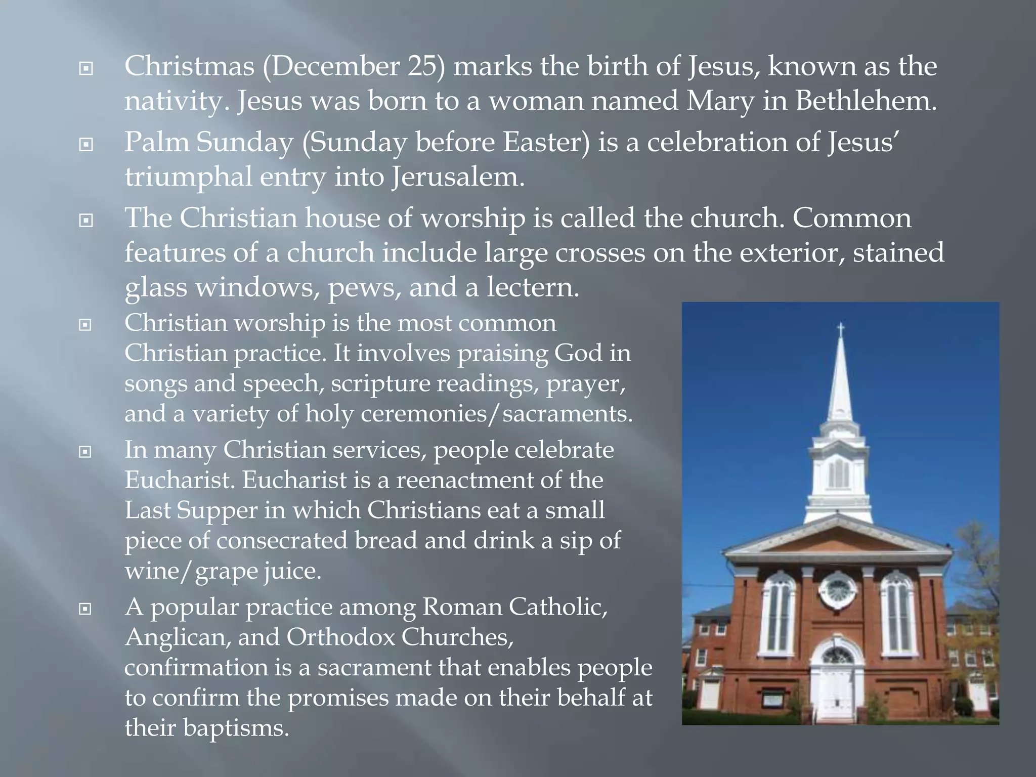 Christianity Project | PPTX