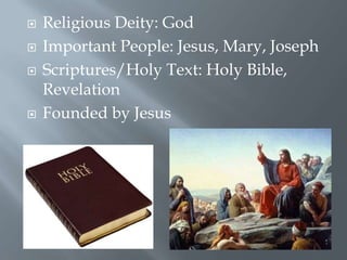 Christianity Project | PPTX