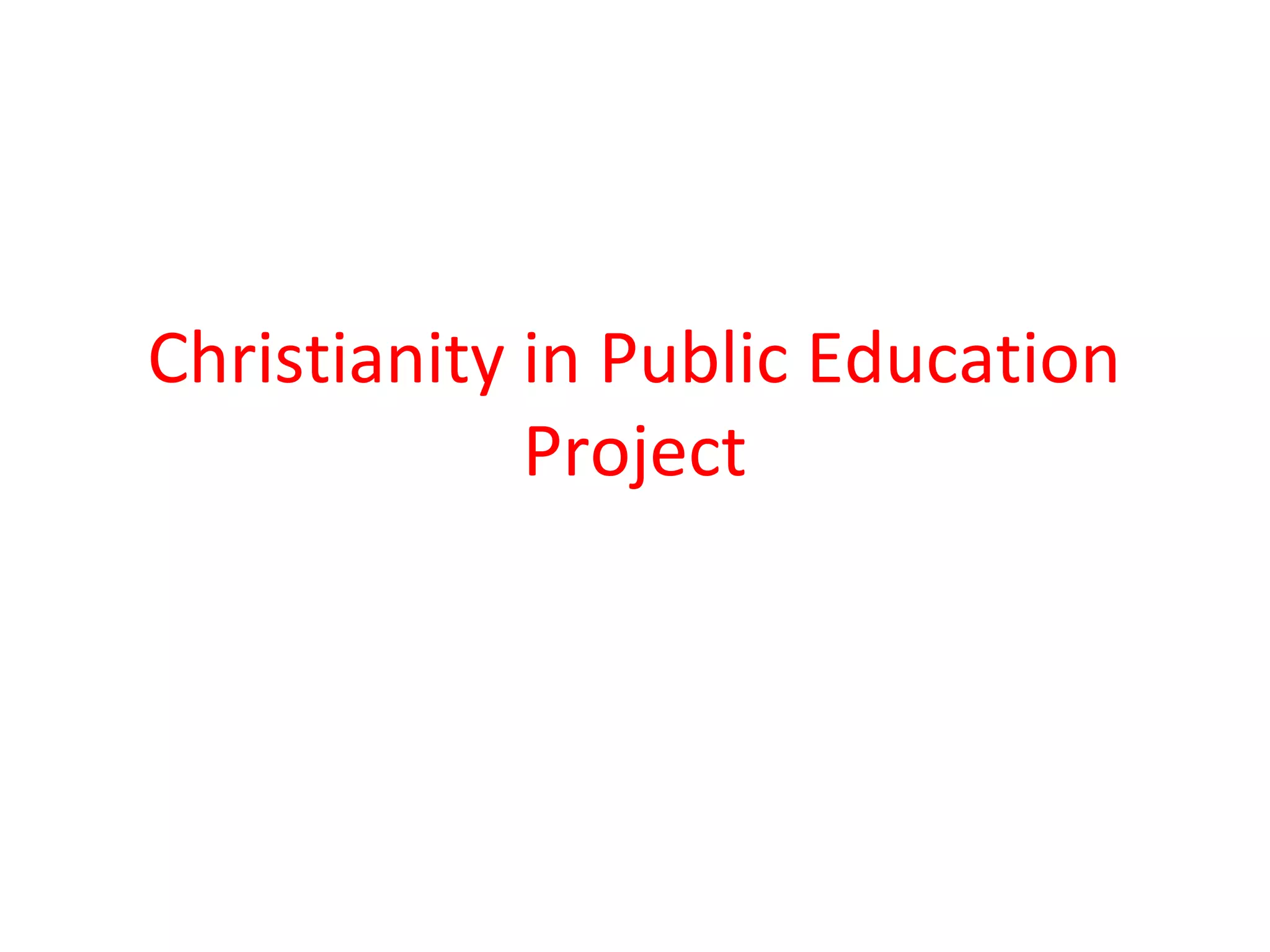 Christianity project | PPT