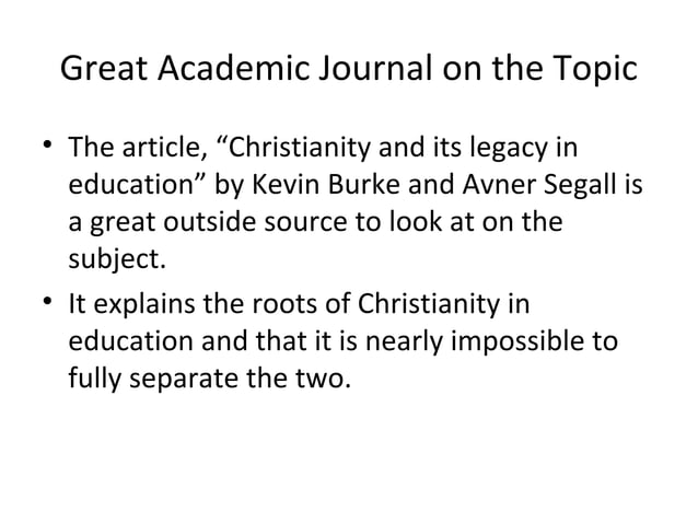 Christianity project | PPT