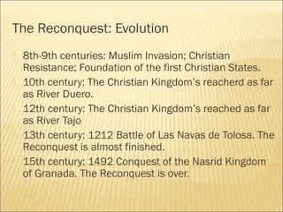 The Christian Kingdoms: The Spanish Reconquest | PPT