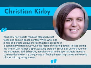 Personal Brand Exploration - Christian Kirby | PPT