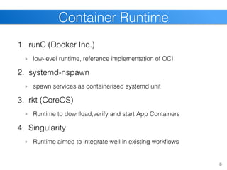 State of Linux Containers for HPC | PPT