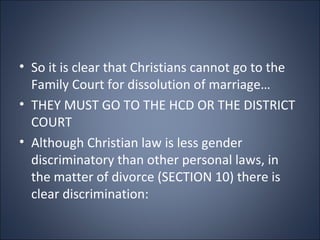 Christian law in bangladesh | PPT