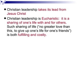 Christian Leadership For Students | PPT | Christianity | Religion ...