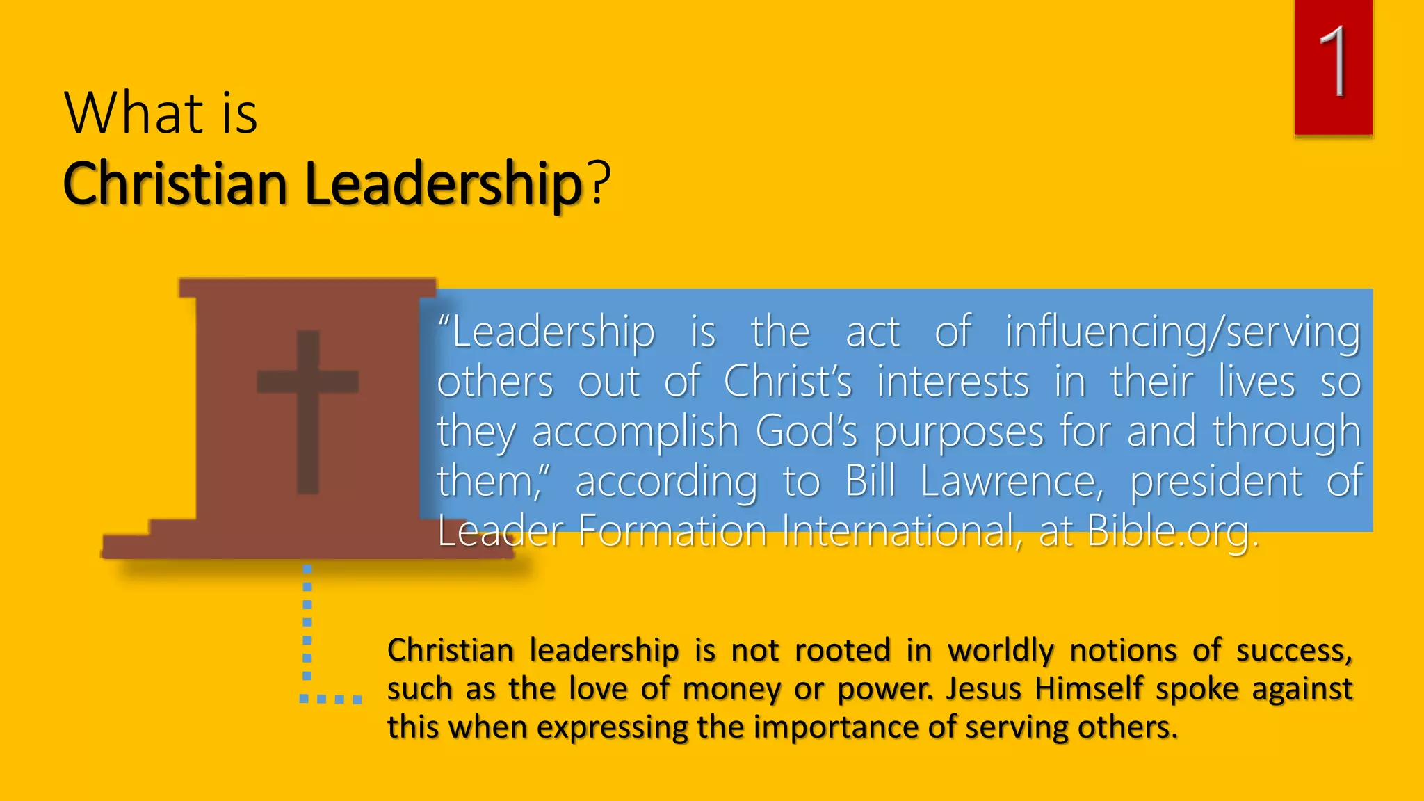 Christian leadership | PPTX