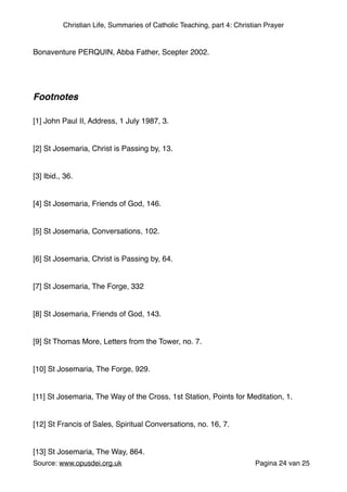 Christian Life part 4: Christian Prayer | PDF