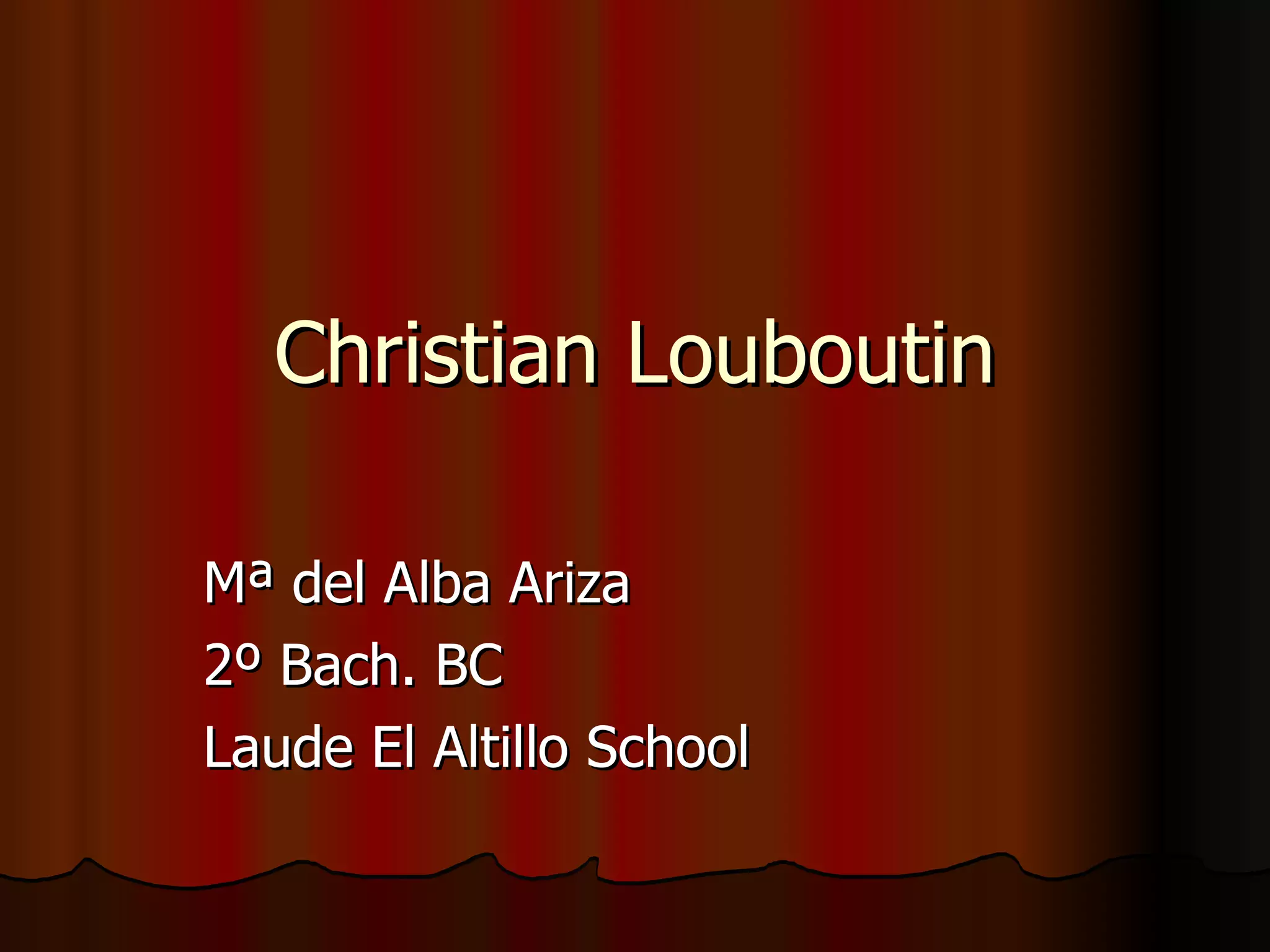Christian louboutin psp | PPT