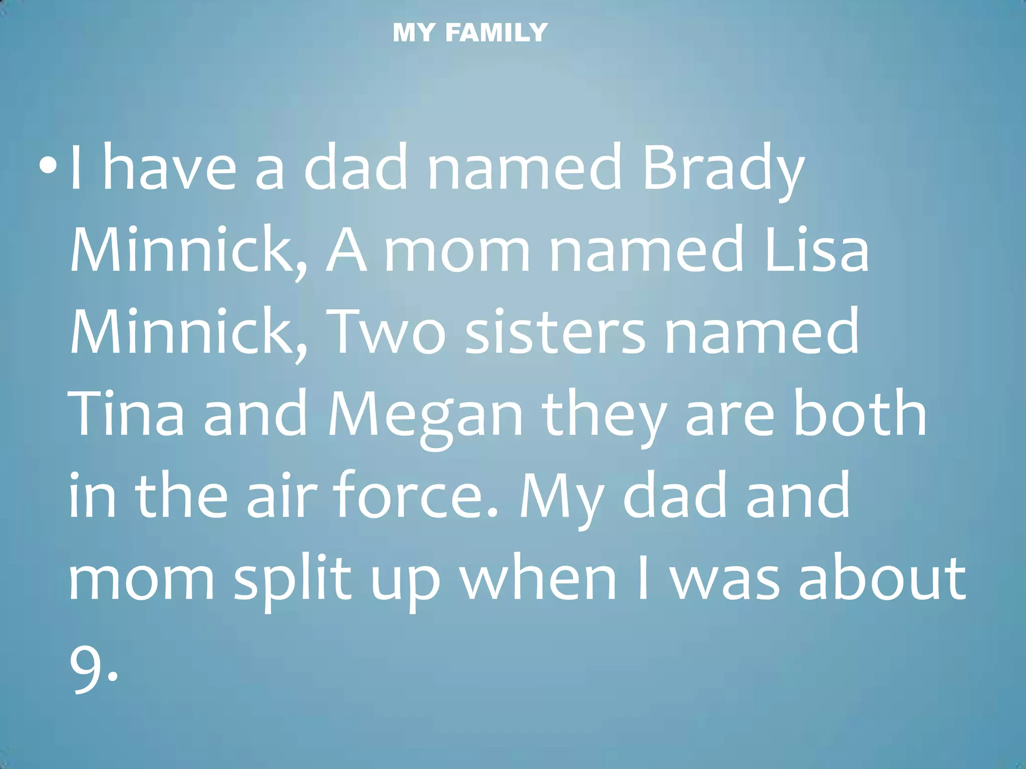 Christian minnick myself | PPTX