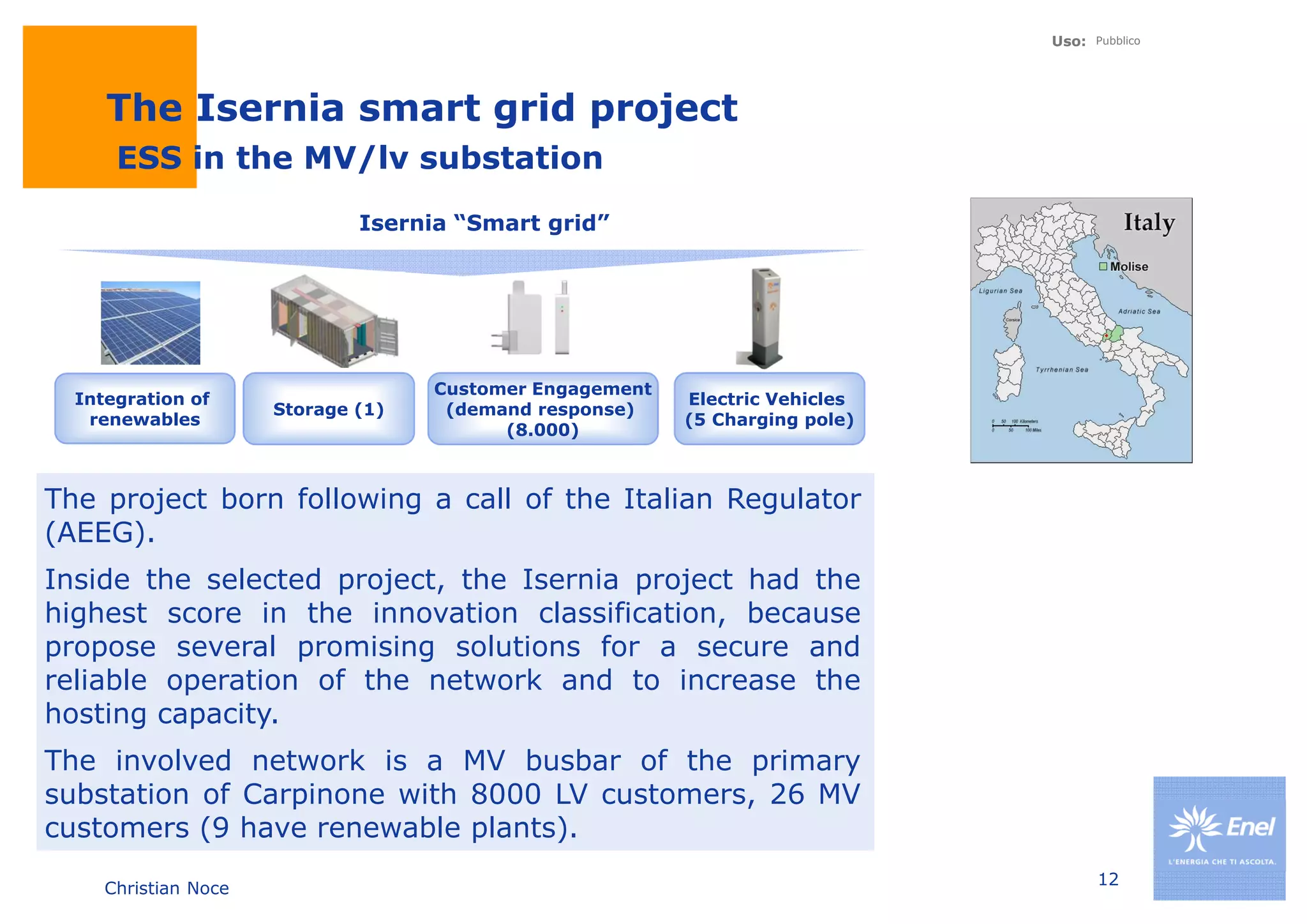 ENEL plans for storage introduction in Italian distribution network | PPT