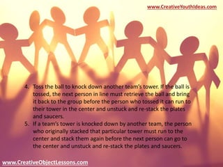 Christian Object Lesson - Knock Down, or Build Up | PPTX