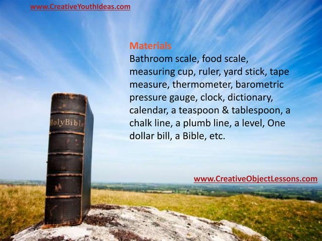 Christian Object Lesson - Standards | PPTX | Christianity | Religion ...