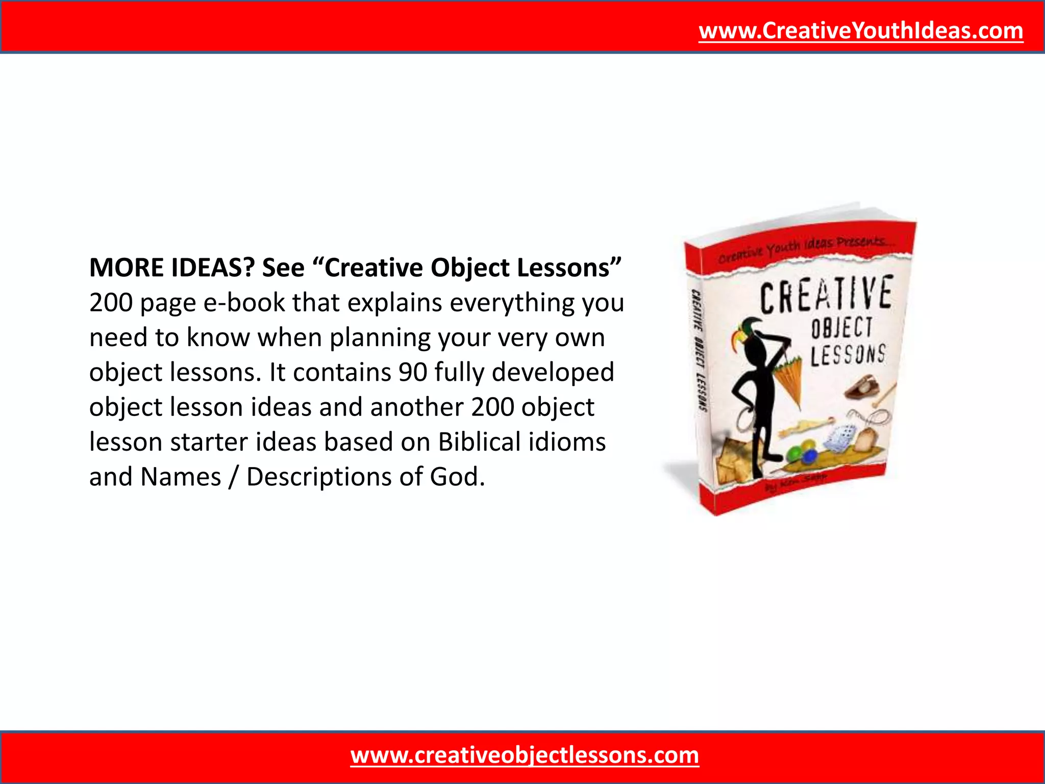 Christian Object Lesson - Take It Away | PPT