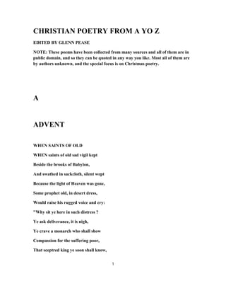 PUBLIC DOMAIN CHRISTIAN POEMS | PDF