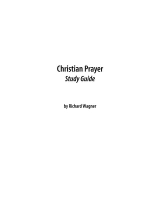 Prayer Study Guide | PDF
