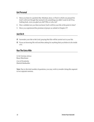 Prayer Study Guide | PDF