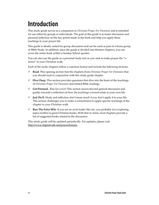 Prayer Study Guide | PDF