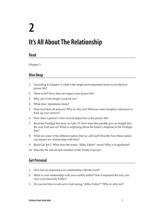 Prayer Study Guide | PDF