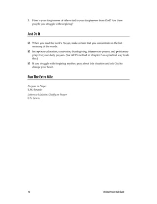 Prayer Study Guide | PDF